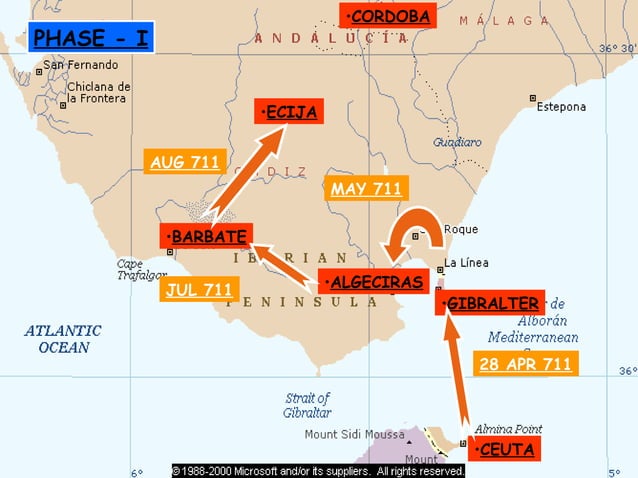 Muslim conquest of spain | PPT | Europe Travel | Travel Locations