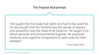 Muslim contribution to public health | PPTX