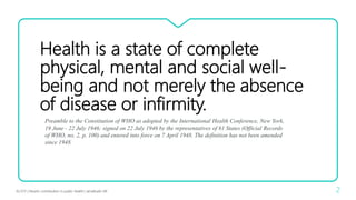 Muslim contribution to public health | PPTX