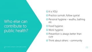 Muslim contribution to public health | PPTX