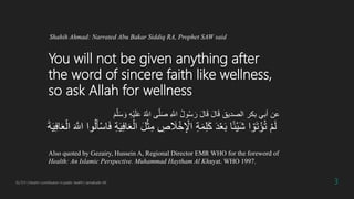 Muslim contribution to public health | PPTX