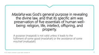 Muslim contribution to public health | PPTX