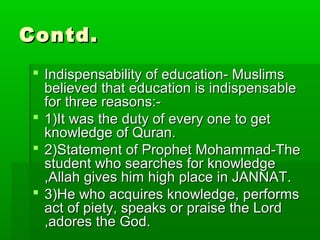 Muslim education | PPT