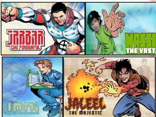 Muslim Comic Heroes supervised by Prof. Nasir Mirza created by Javaid ...