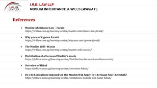 Muslim Inheritance and Wills Slides 2021 | PPTX