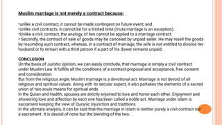 Overview of Muslim Law in Indian scenario | PPT