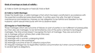 Overview of Muslim Law in Indian scenario | PPT