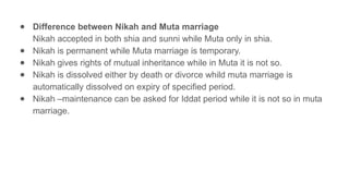 Muslim marriage, Family Law presentation | PPT