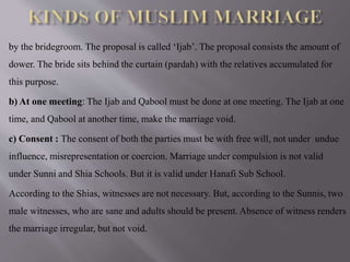 Muslim marriages | PPTX