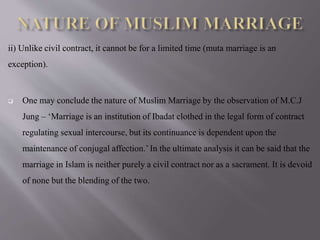Muslim marriages | PPTX