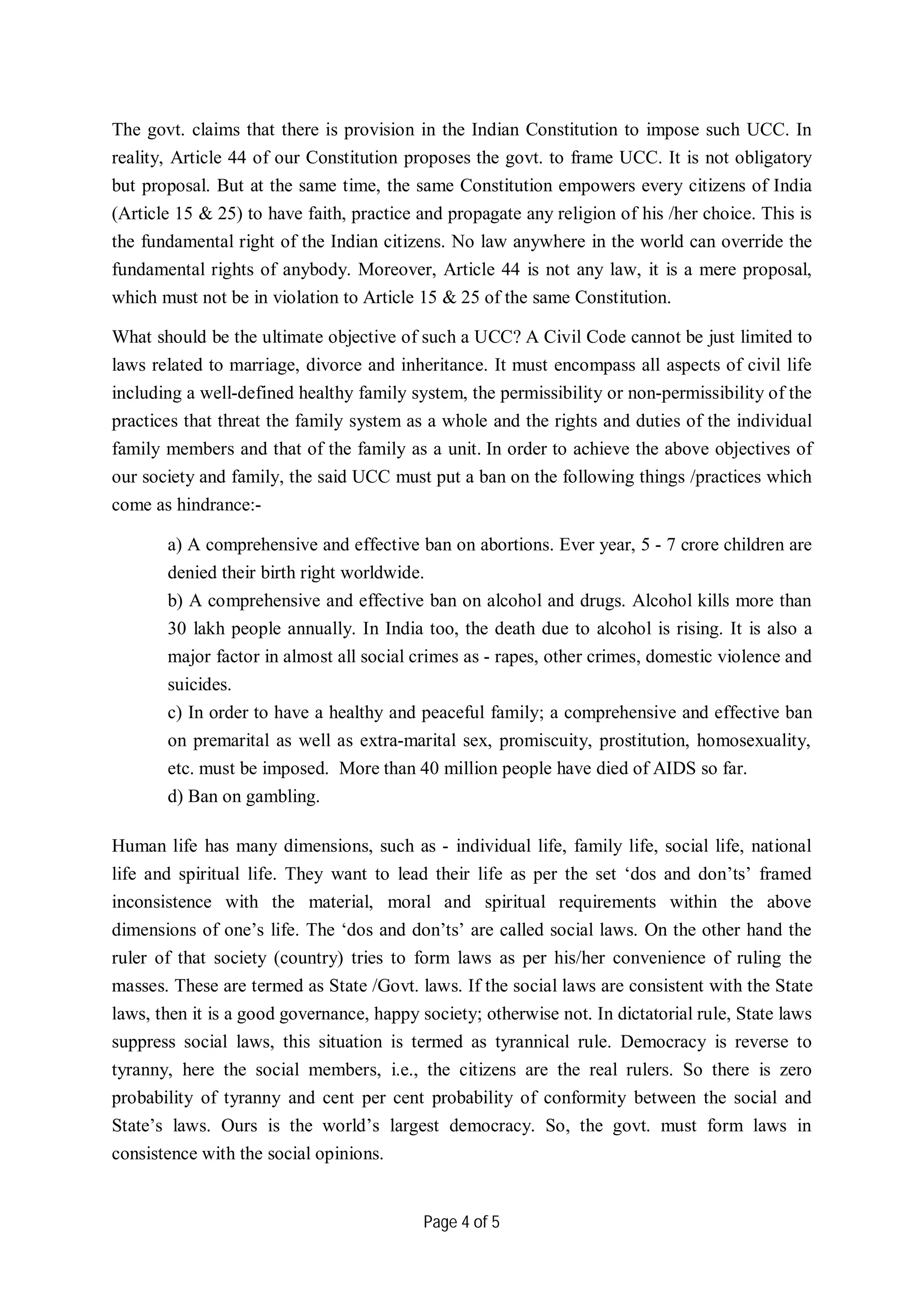 Muslim Personal Law and Indian Constitution | PDF | Marriage and Civil ...