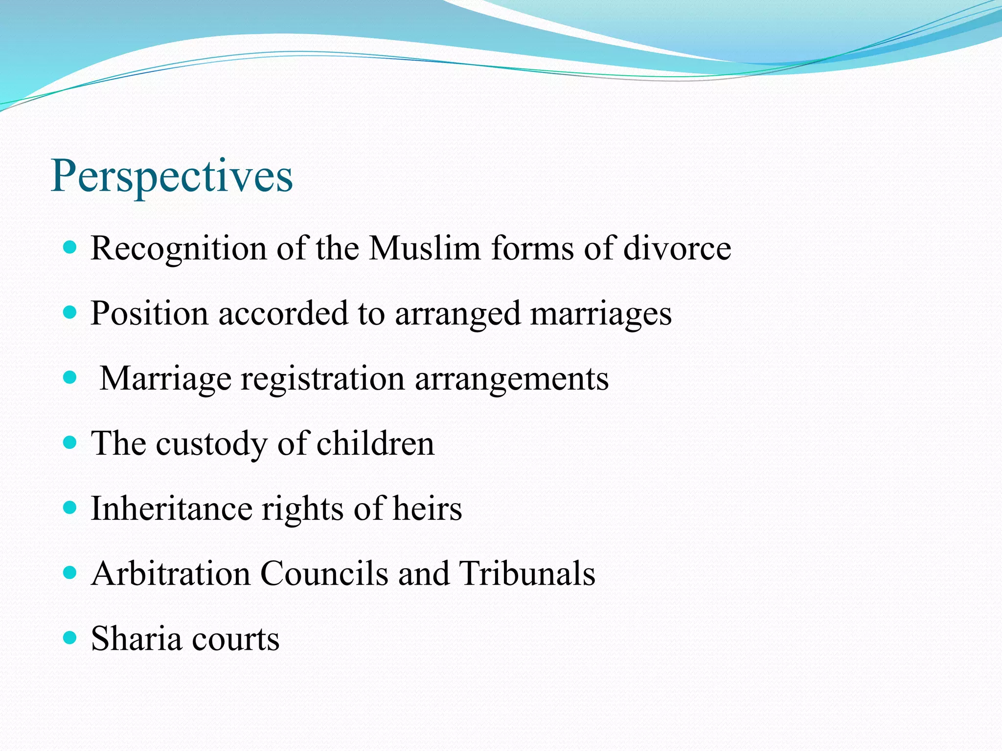 Muslim personal laws | PPTX