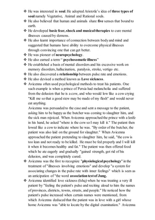 Muslim philosophers in psychology | DOCX