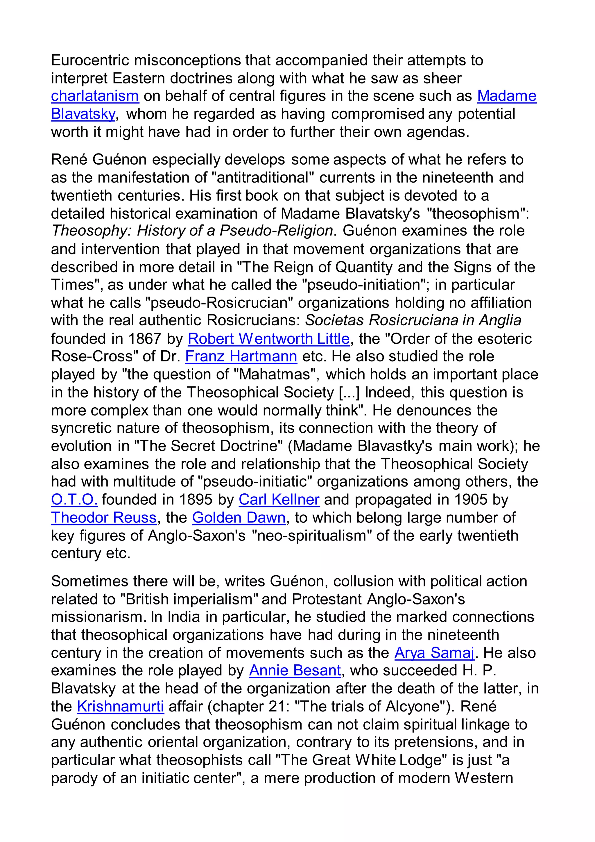 Muslim rené guénon the topgun french philosopher of 20th century | DOCX