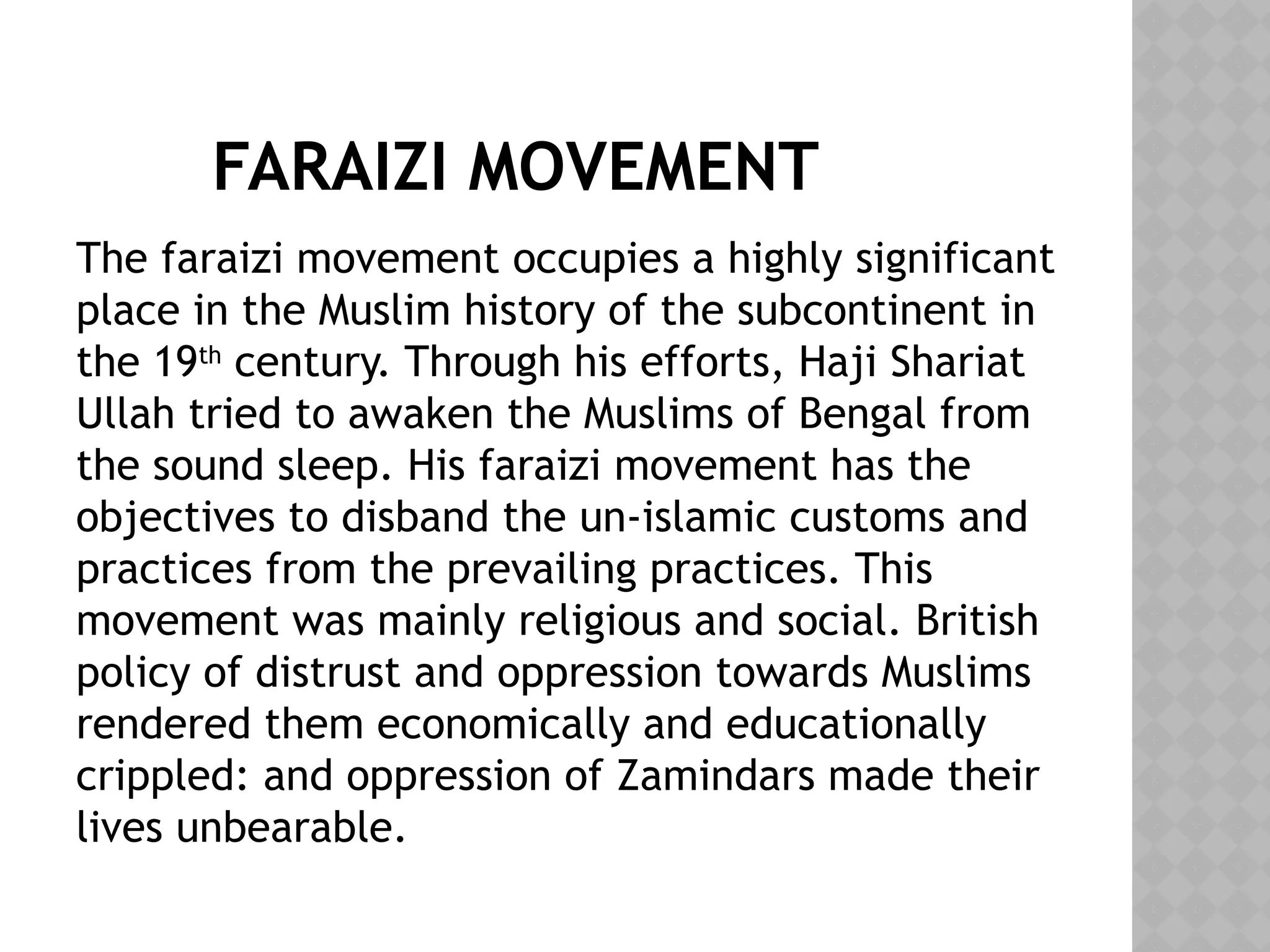 Muslim revivalist moments in India.pptx. | PPTX
