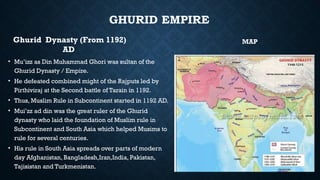 Muslim Rule and Heritage in India (712 - 1857).pptx