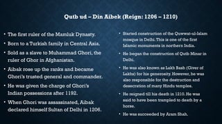 Muslim Rule and Heritage in India (712 - 1857).pptx
