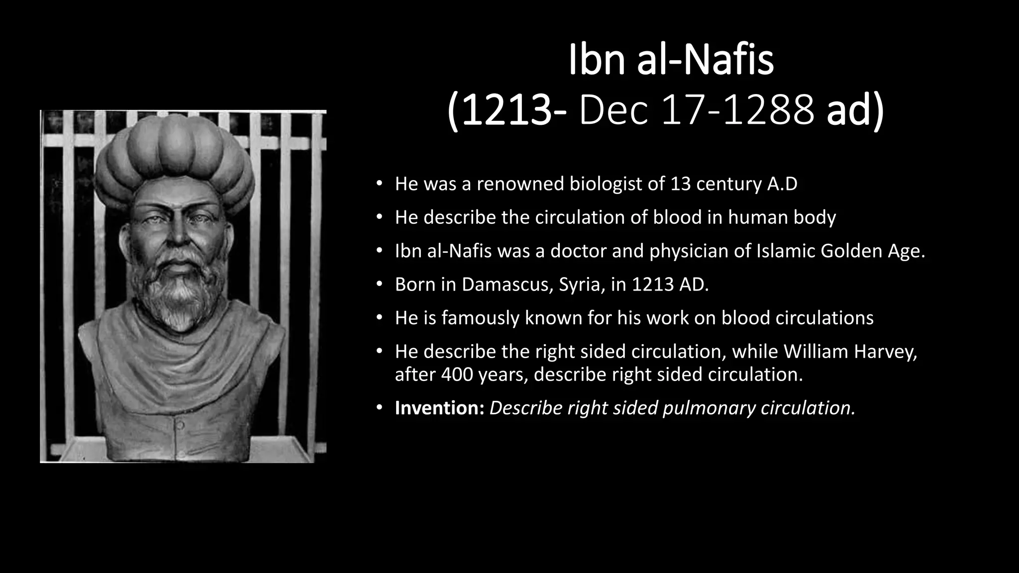 The Contribuation of Muslim Scientist In Biology | PPTX