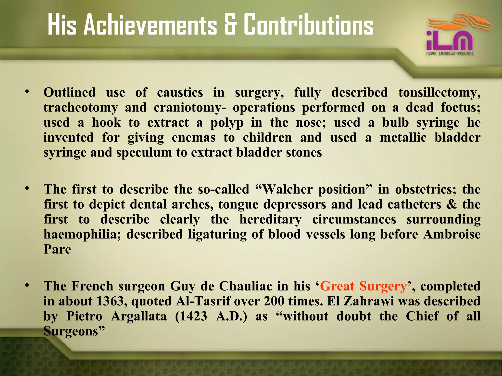 Muslim scientistswithbackground | PPT