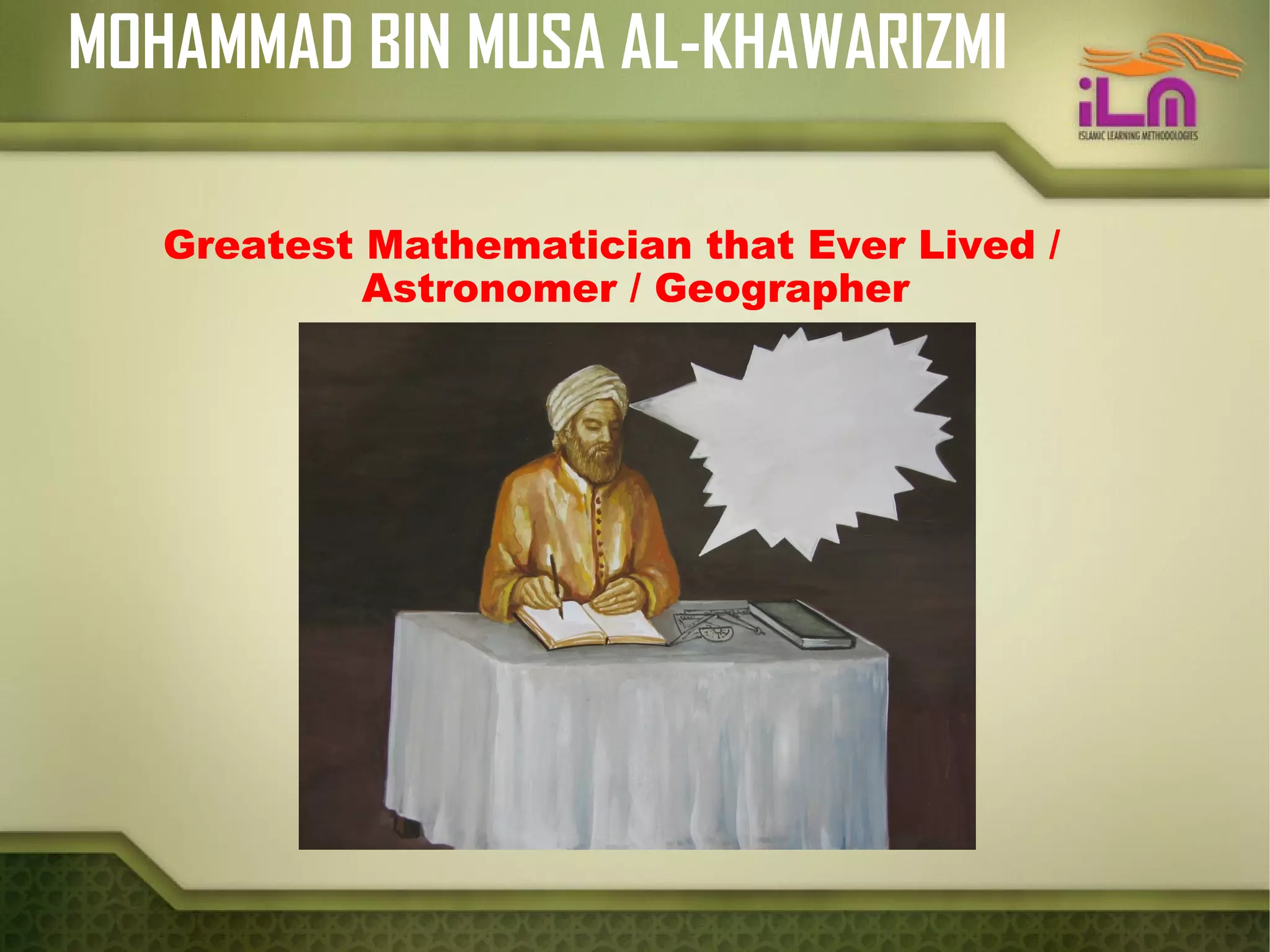 Muslim scientistswithbackground | PPT