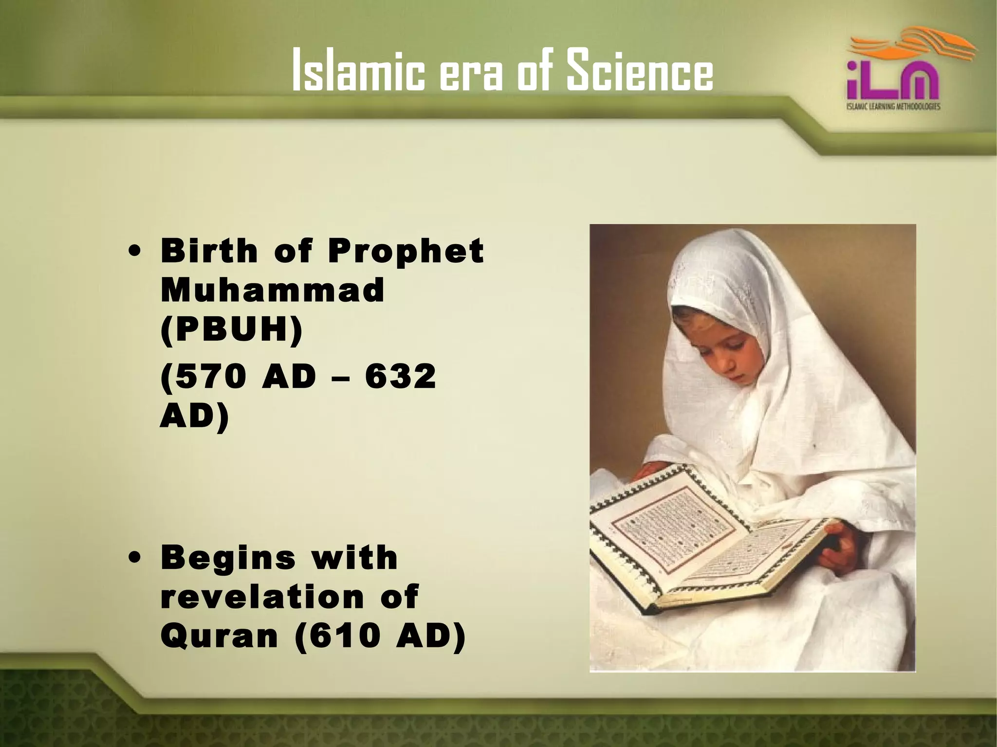 Muslim scientistswithbackground | PPT