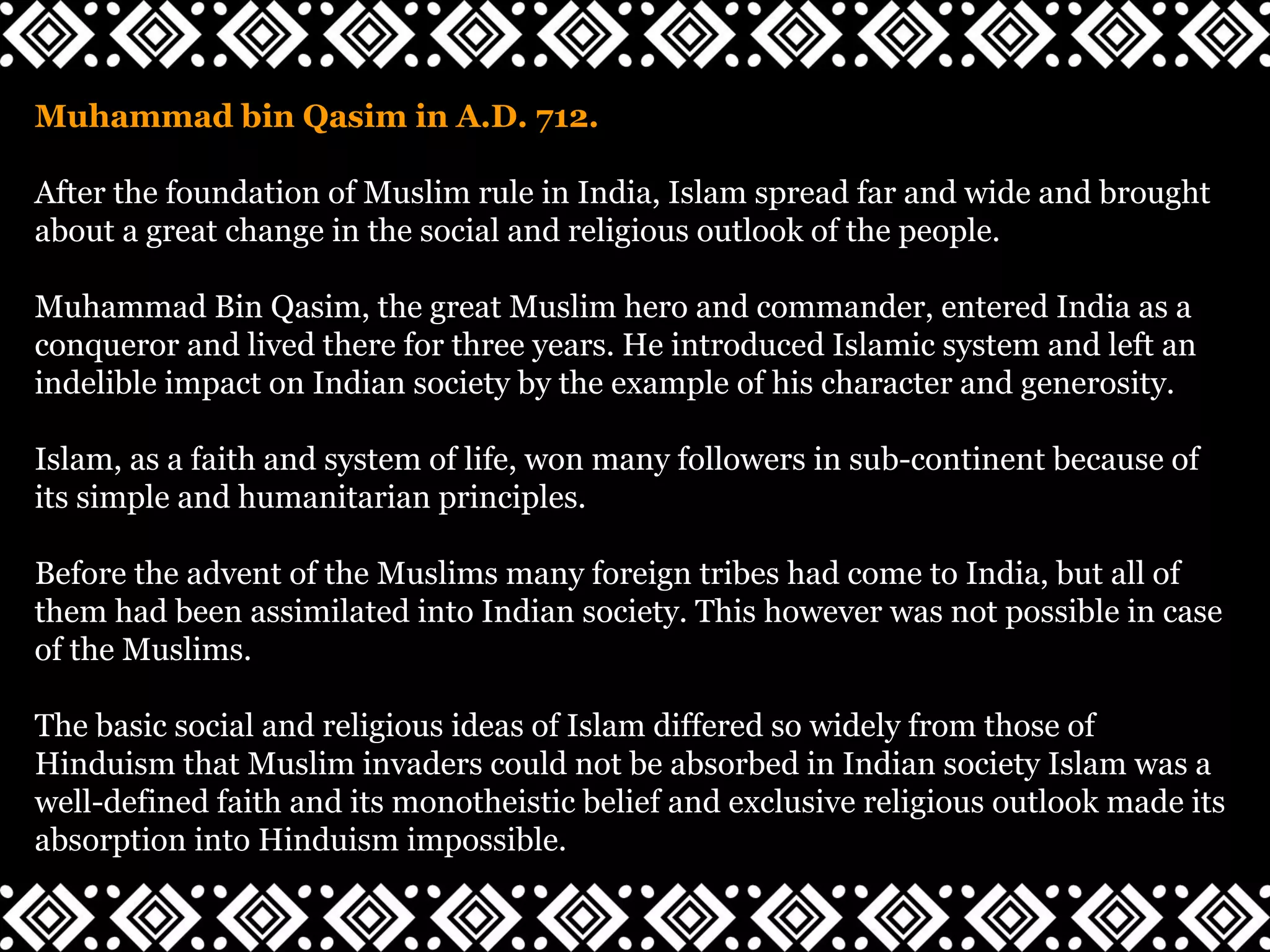 Muslim Rule in India | PPT | Islam | Religion & Spirituality
