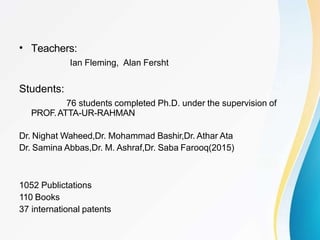 dr atta ur rehman | PPT