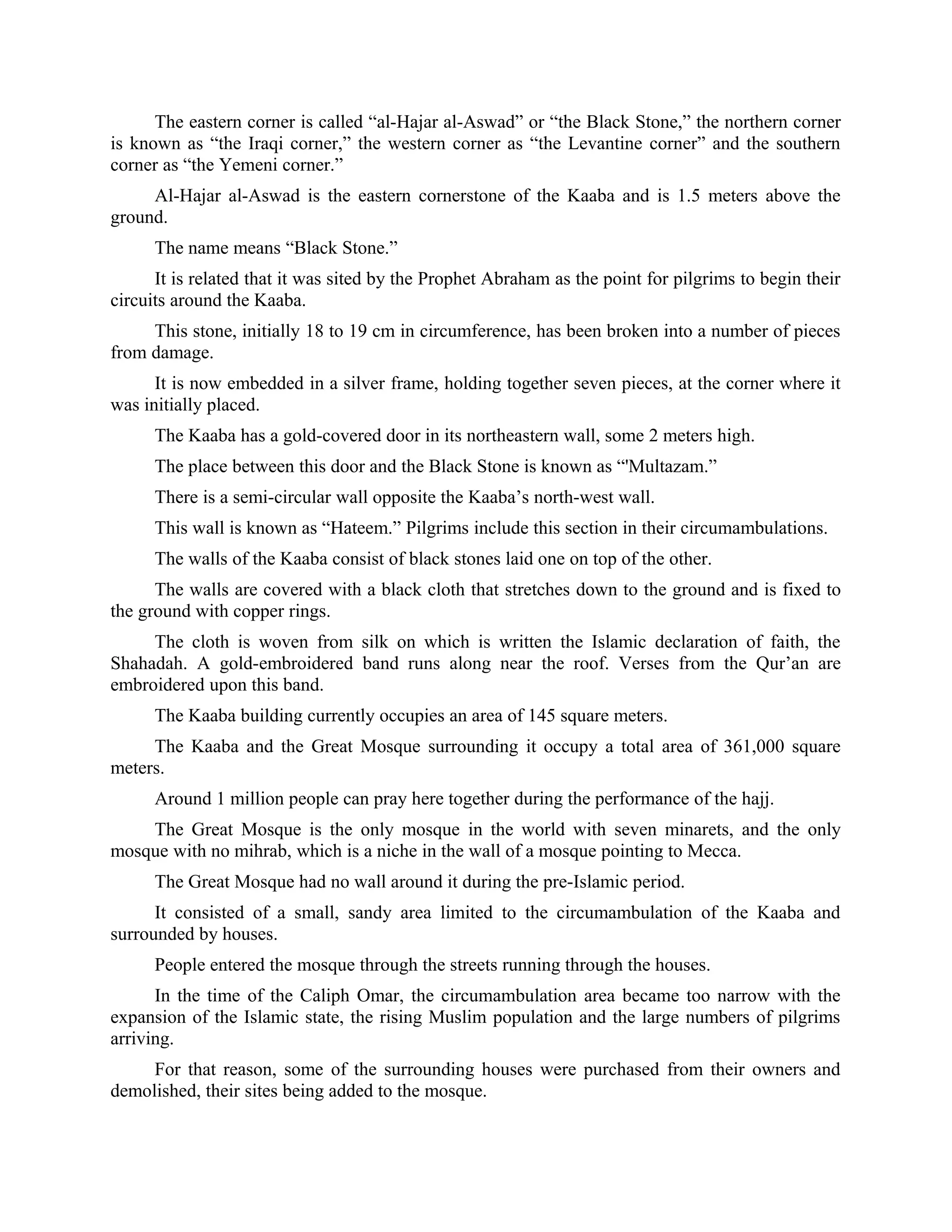 Muslims' three sacred mosques (masjids). english | DOC | Islam ...