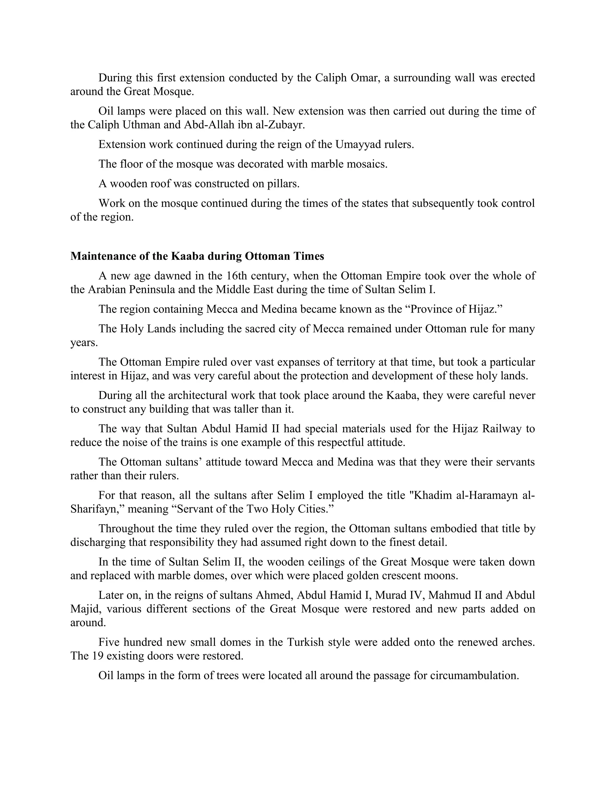 Muslims' three sacred mosques (masjids). english | DOC | Islam ...