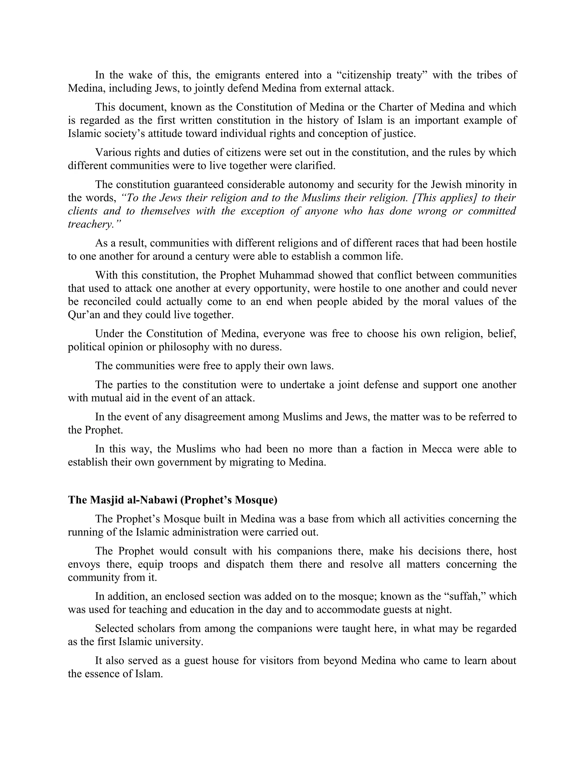 Muslims' three sacred mosques (masjids). english | DOC | Islam ...