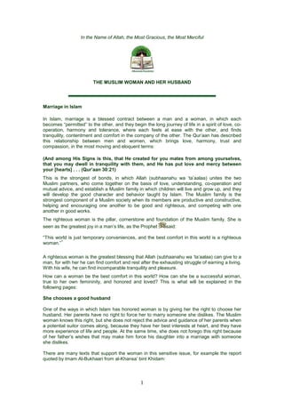 Muslim woman&herhusband | PDF