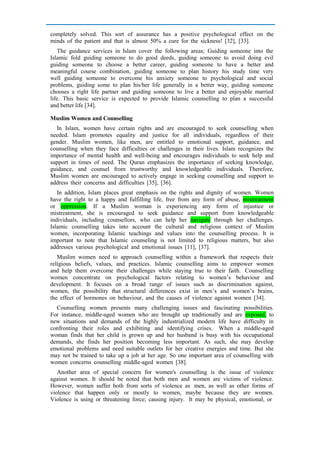MuslimWomenCounsellingandRightsAnIslamicOverview (1).docx | Mental ...