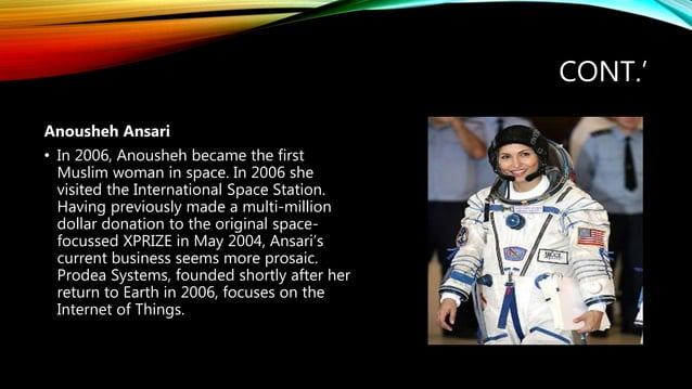 Muslim Women Pioneers All Over The World (Past & Present) | PPT