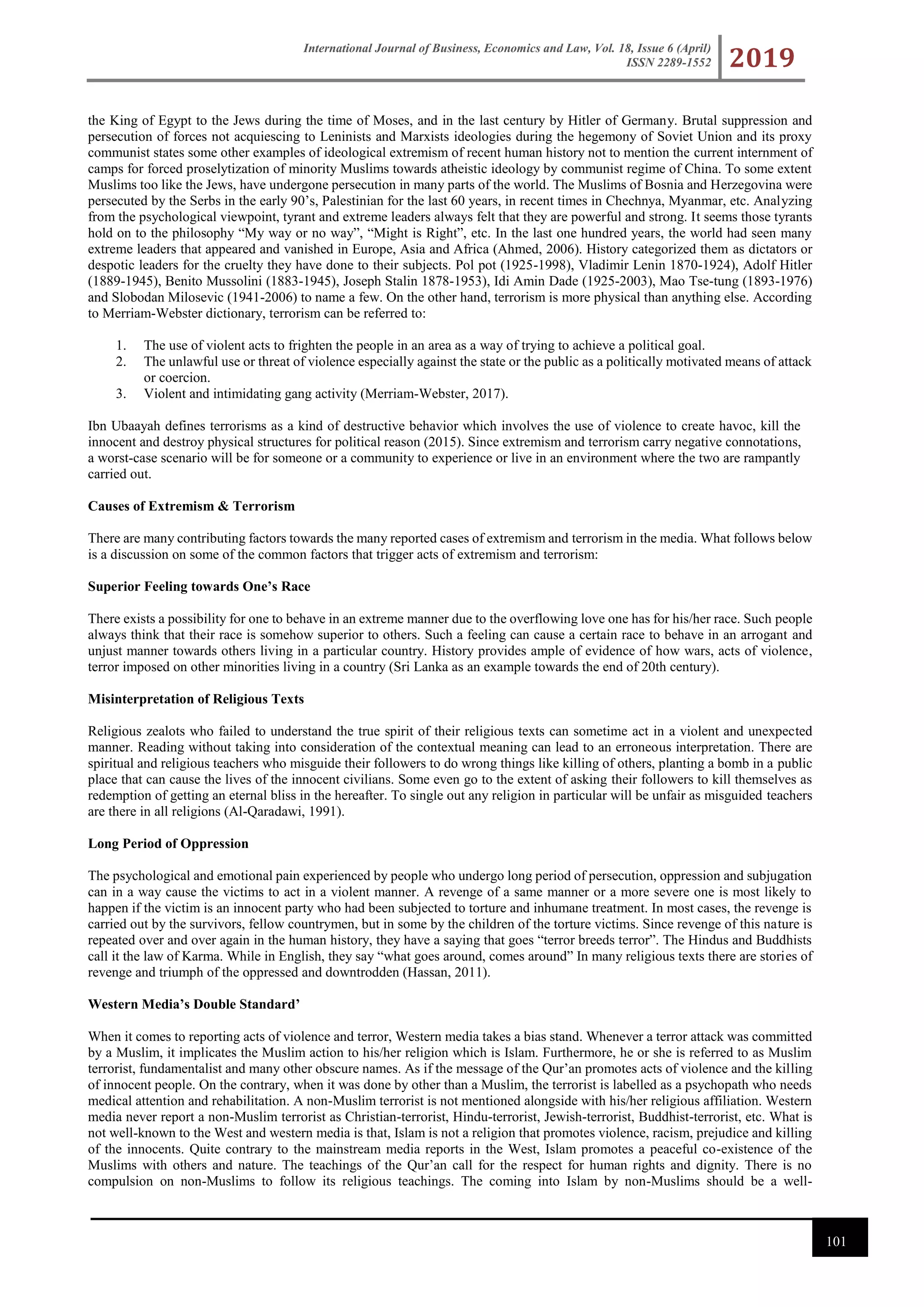Muslim World in encountering terrorism(journal paper) | PDF