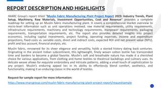 Setting Up a Successful Muslin Fabric Manufacturing Unit: DPR | PPT