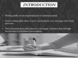 Writing Skills | PDF