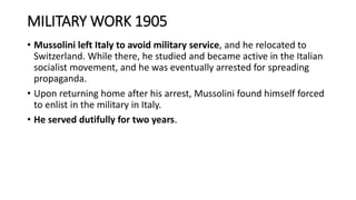 HISTORY YEAR 9 - MUSSOLINI | PPTX