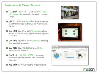 Musoni System | PDF | Phone Services | Home Utilities