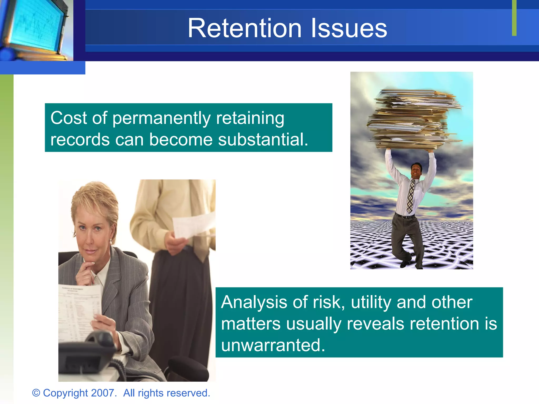 Designing A Compliant Record Retention Policy | PPT