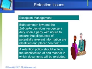 Designing A Compliant Record Retention Policy | PPT | Business ...