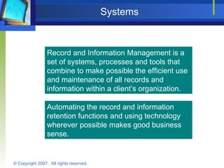Designing A Compliant Record Retention Policy | PPT | Business ...