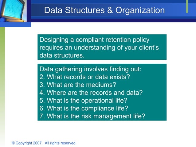 Designing A Compliant Record Retention Policy | PPT | Business ...