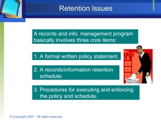Designing A Compliant Record Retention Policy | PPT | Business ...