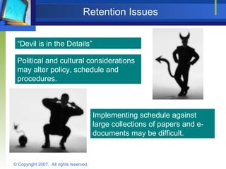 Designing A Compliant Record Retention Policy | PPT | Business ...