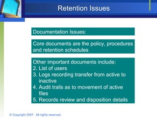 Designing A Compliant Record Retention Policy | PPT | Business ...