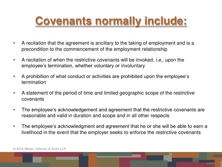 Restrictive Covenants in Employment Agreements: Do They Really Work?
