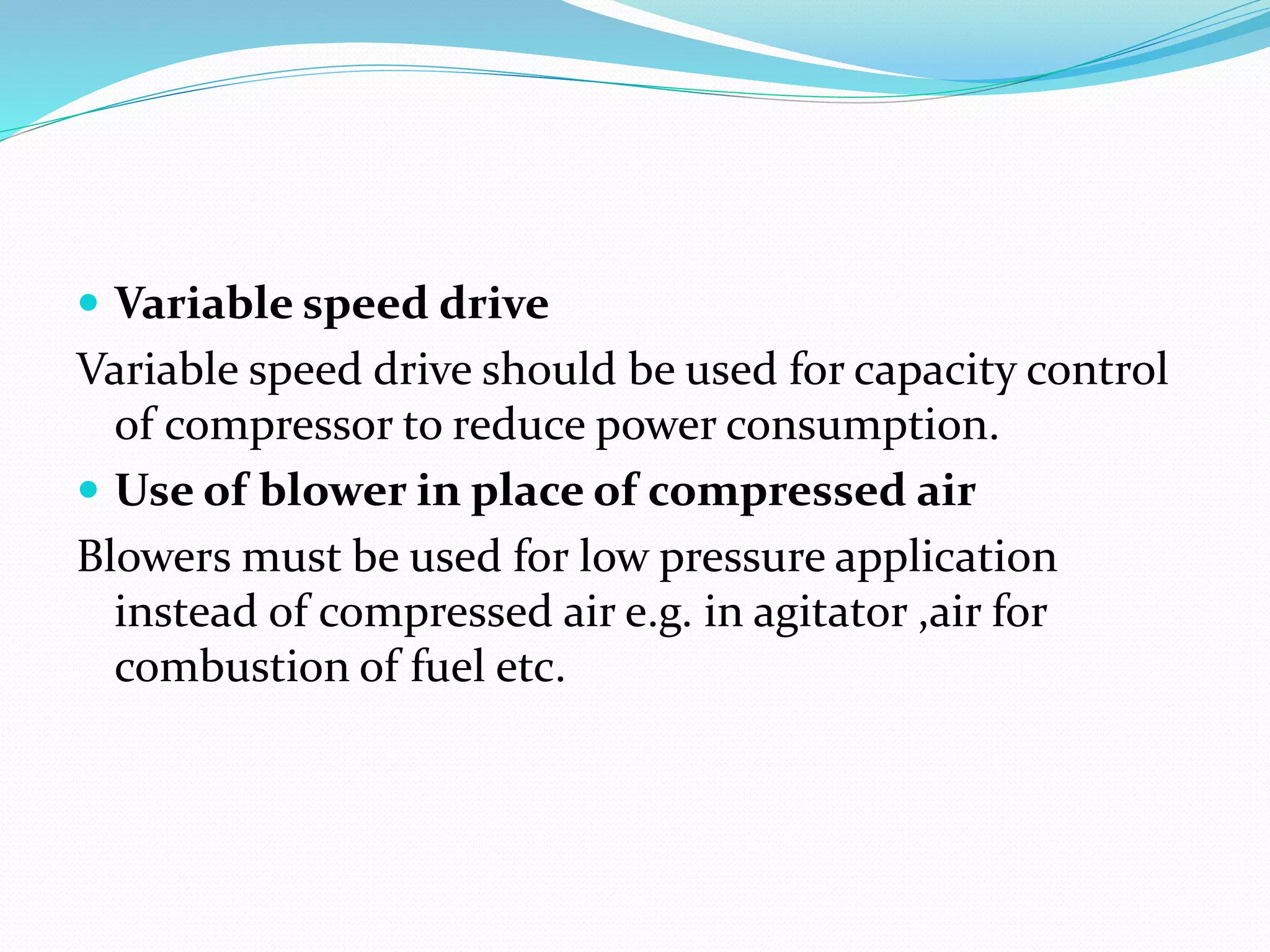 ppt on compressed air system and air trimming | PPT