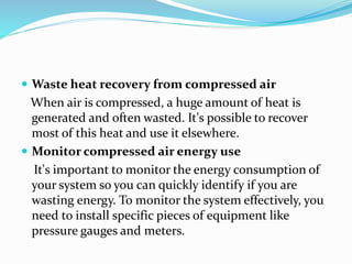 ppt on compressed air system and air trimming | PPT