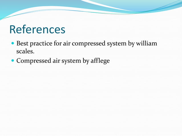 ppt on compressed air system and air trimming | PPT