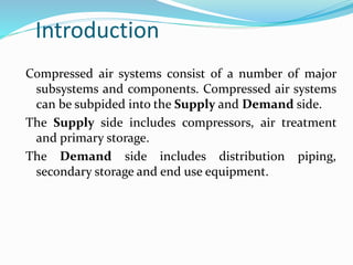 ppt on compressed air system and air trimming | PPTX